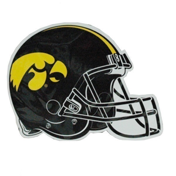 Iowa Hawkeyes Helmet Car Magnet