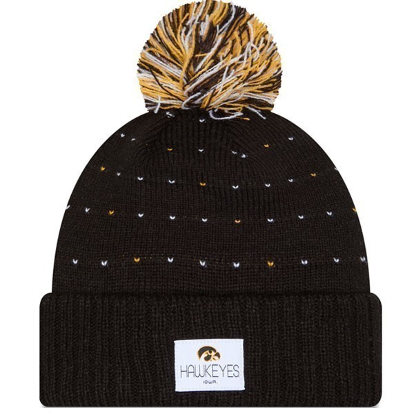 Iowa Hawkeyes Labeled Stocking Hat